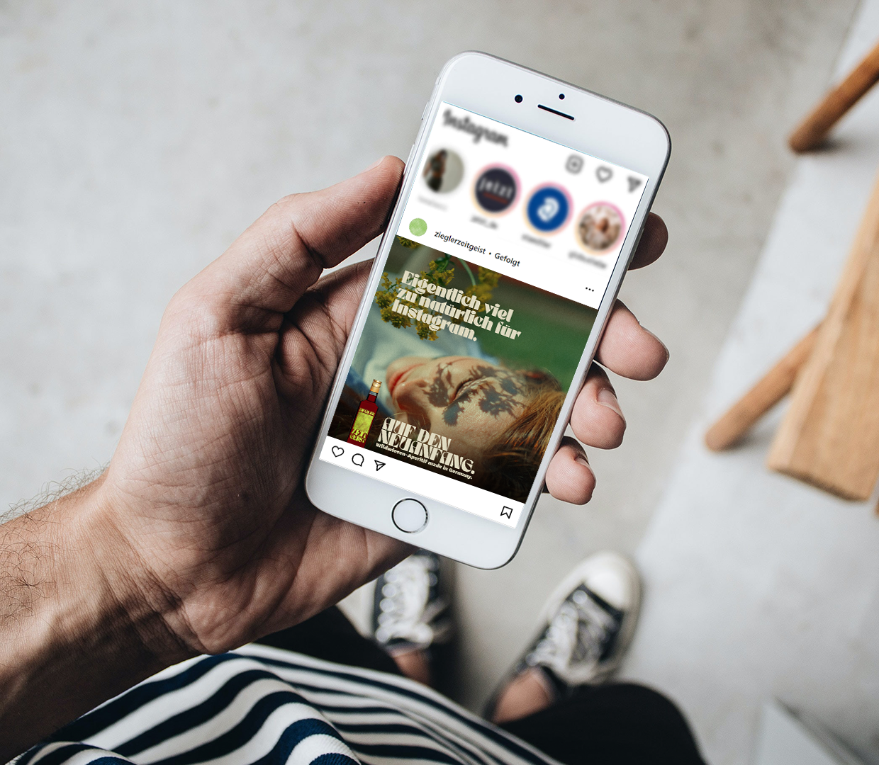 Auf den Neuanfang! – crossmediale Kampagne für Ziegler Zeitgeist Flora